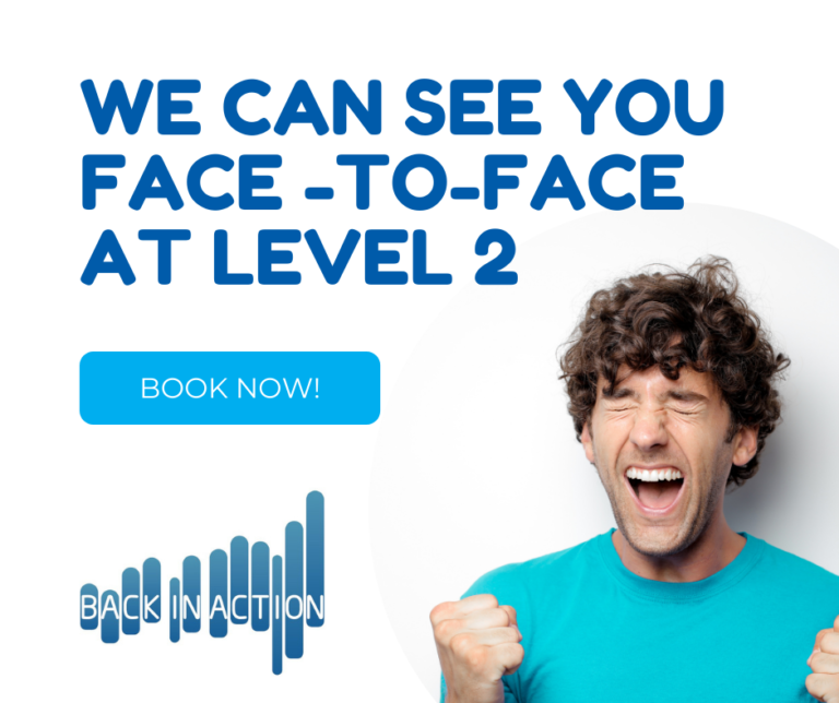 Back In Action – Helping you back to work, to play, to life!